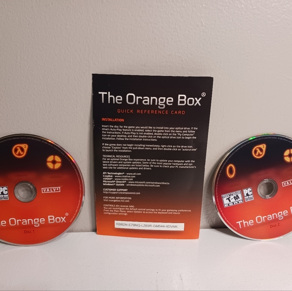 PC DVD ROM | Media | Pc Dvd Rom The Orange Box Two Disc Rated T M ...
